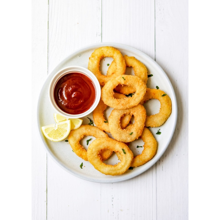 SHORE MARINER CRUMBED SQUID RING 1KG – Total Foods