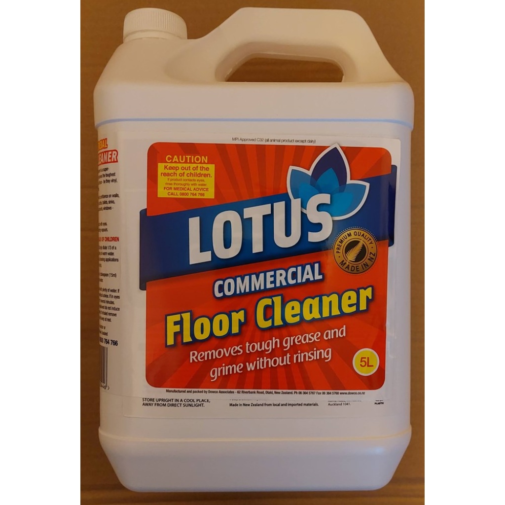 LOTUS COMMERCIAL FLOOR CLEANER 5L – Total Foods