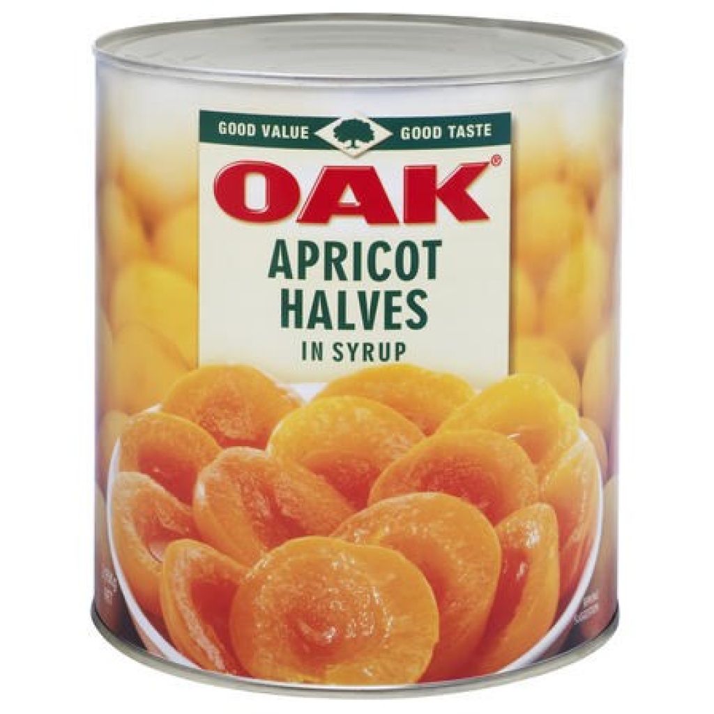 OAK APRICOT HALVES IN SYRUP 2.95KG – Total Foods