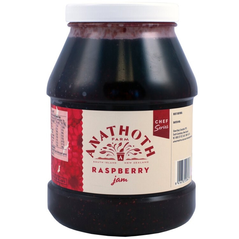ANATHOTH RASPBERRY JAM 2.8KG – Total Foods