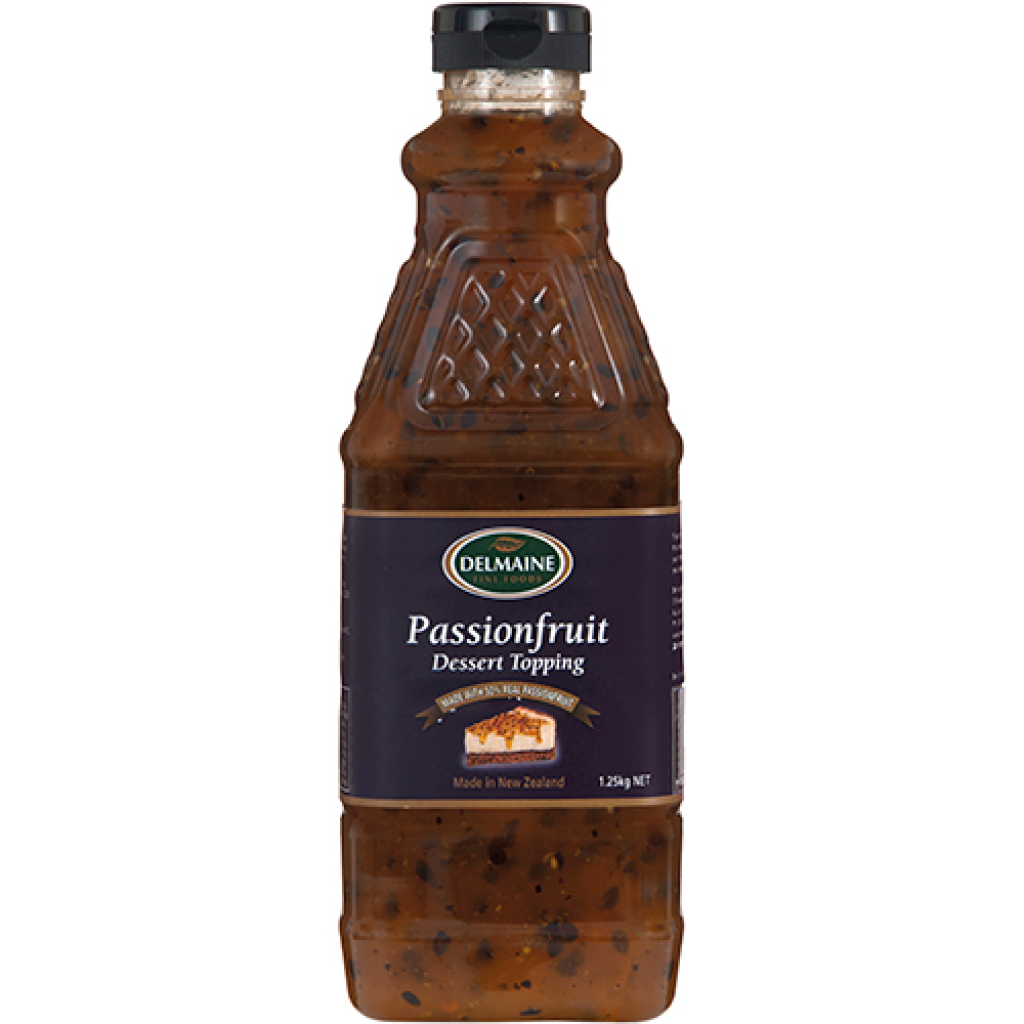 DELMAINE PASSIONFRUIT TOPPING 1.25KG – Total Foods