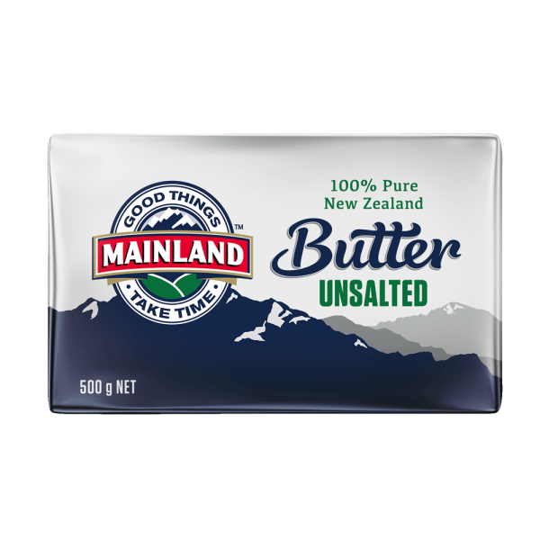 MAINLAND UNSALTED BUTTER 500G – Total Foods